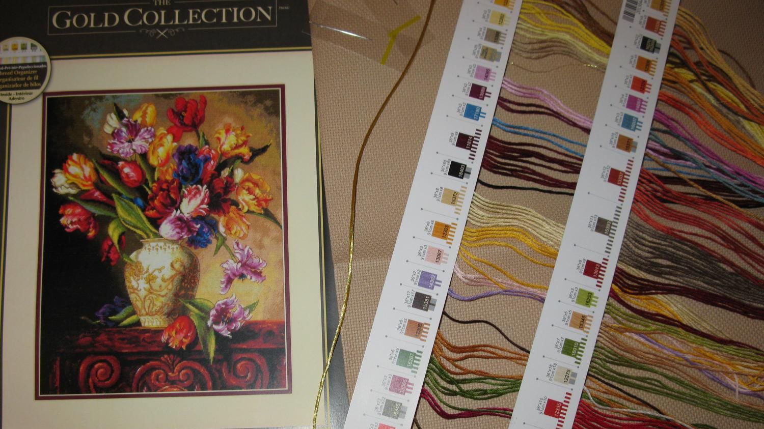 Отшив проекта DIMENSIONS " Попугайские тюльпаны" отчет 24