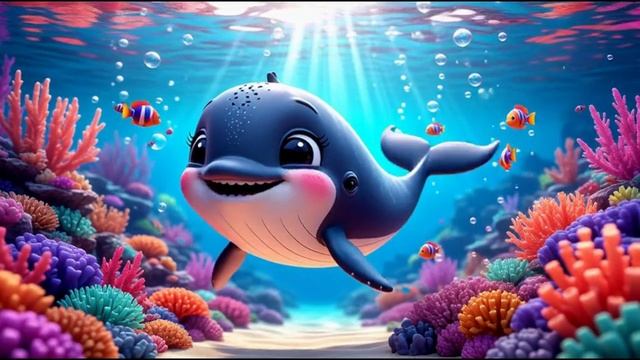 Маленький дельфин поет на большой морской сцене