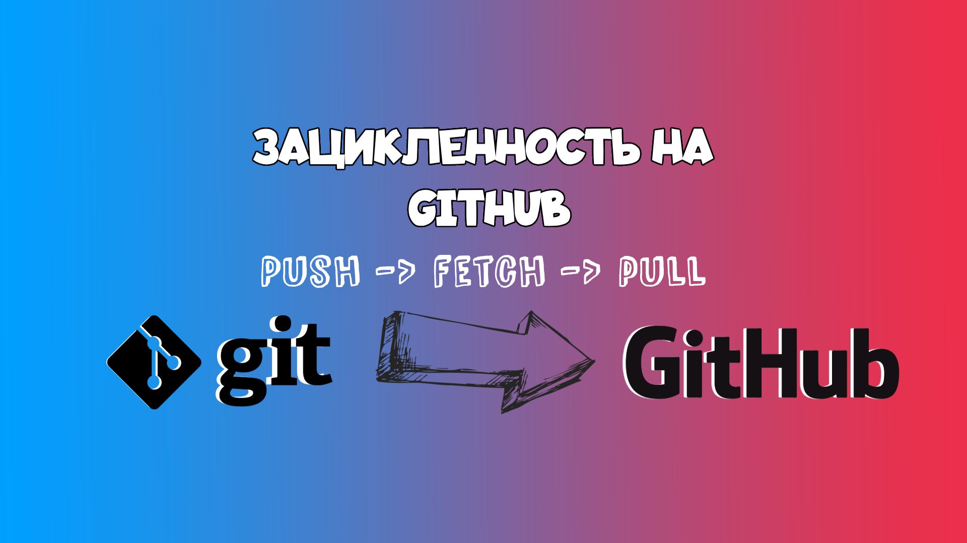 Git и Github при индивидуальной разработке | Git for Yourself. Push. Fetch. Pull