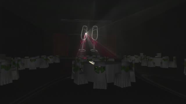 Лазерное шоу Wedding