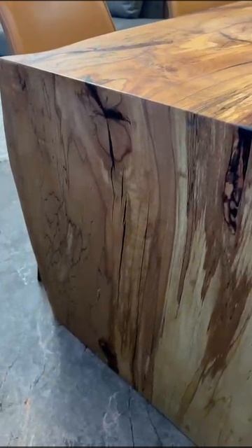 Стол-барная стойка из слэба бука