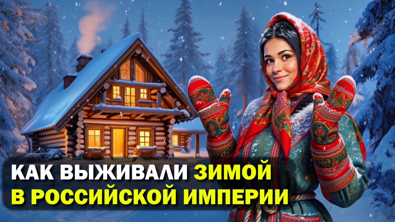 Вы бы НЕ ВЫЖИЛИ в их условиях... Как жили зимой в Российской империи! Лекция для сна