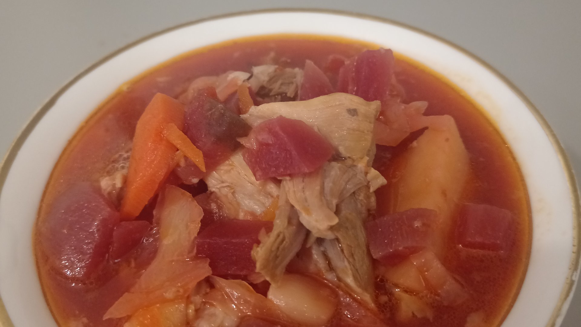 Щи со свеклой (кислые)