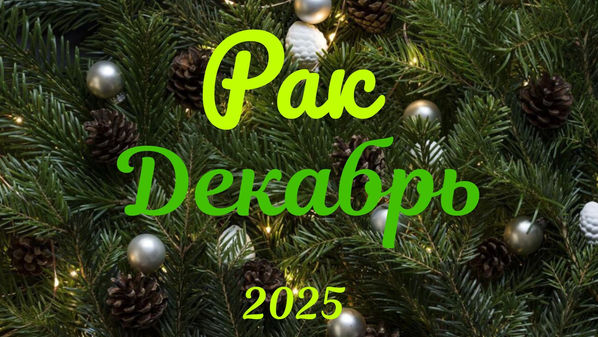 Рак♋ Таро-прогноз на Декабрь🕊