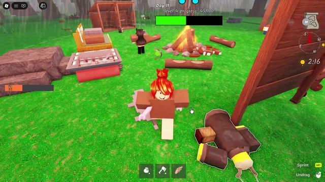 Roblox ИГРАЮ В 99 НОЧЕЙ В ЛЕСУ Я НАУЧИЛАСЬ ВЫРАШИВАТЬ САЖЕНЦЫ