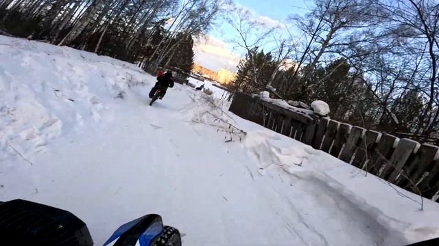 Зимняя покатушка Surron Talaria Leili Enduro Bafang HD