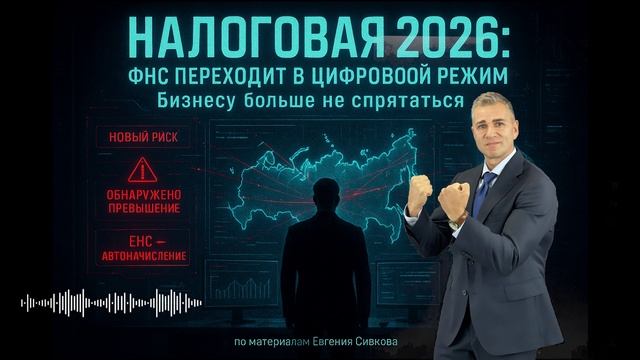 Налоговая 2026: ФНС переходит в цифровой режим. Бизнесу больше не спрятаться