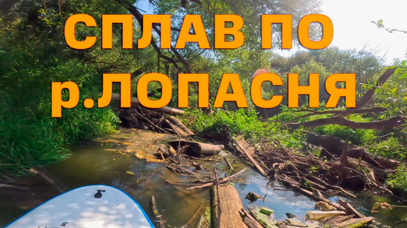 2024.08.18 - Фильм 1. Сплав по р. Лопасня. Маршрут 16 км.