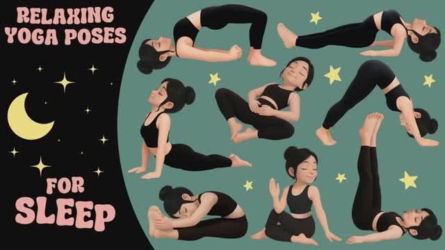 Расслабляющие позы йоги для сна | Йога для
Дети | Йога для сна | Основные позы йоги