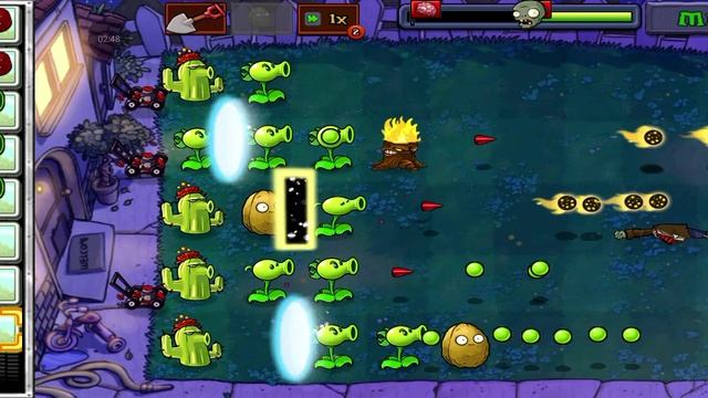 Прохожу мини игру "Портал-комбат" в PVZ 1
