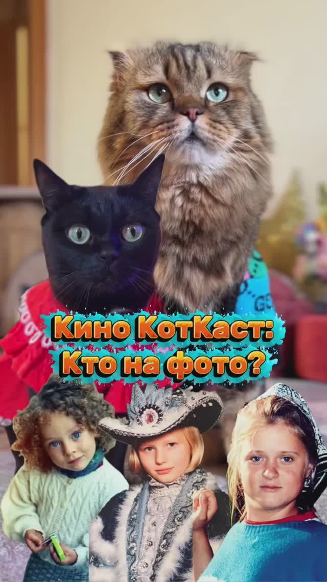 Каких актрис вы угадали?😸 #КиноКотКаст #котики