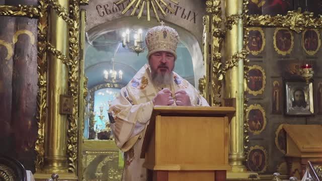 Слово митрополита Савватия об исцеление бесноватого 09.11.2025