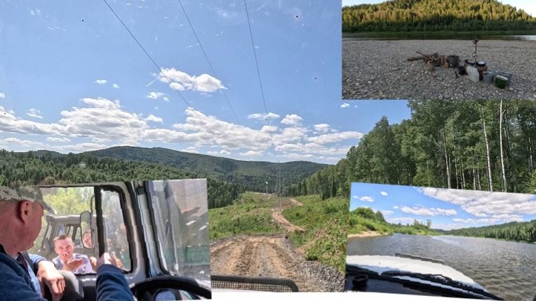 Газ 3308 24 07 2025 выезд на газоне Томь