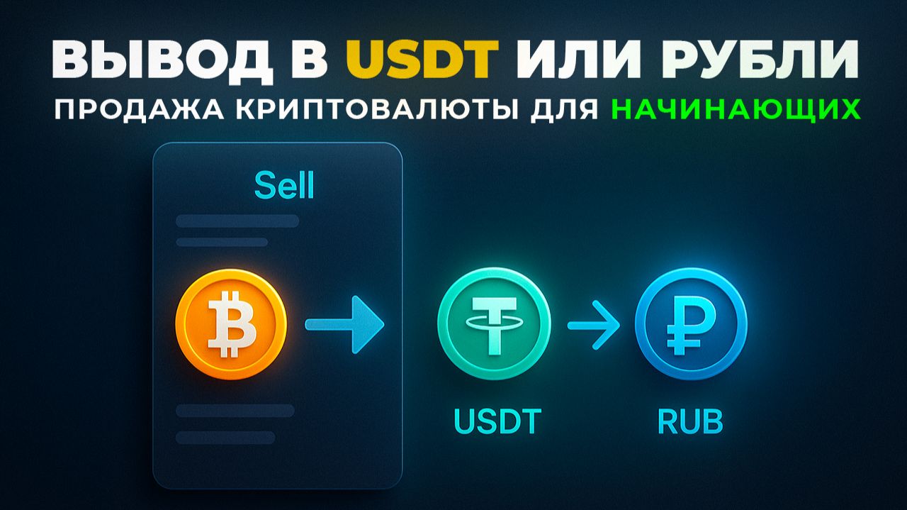 Как Продать Криптовалюту на Bybit | Вывод в USDT или Рубли (2025)