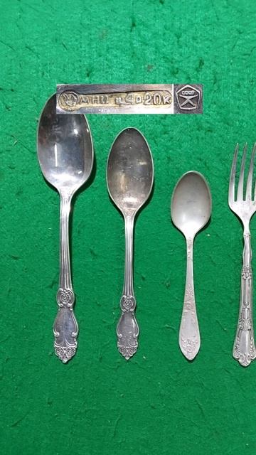 Столовые приборы СССР из нейзильбера (МНЦ) со знаком качества. Часть 2