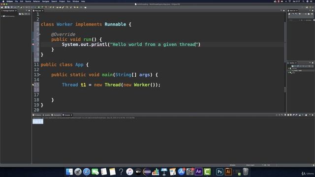 012 Daemon threads and user threads