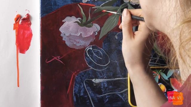 СЕКРЕТ ХУДОЖНИКА. Надежда Ильина. Как написать красный бархат