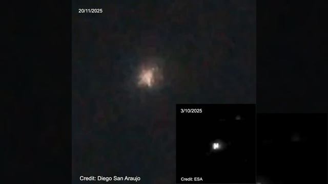 Новые изображения 3I/ATLAS от любителя -астрофотографа Диего Сан Араухо. 20 Ноября 2025