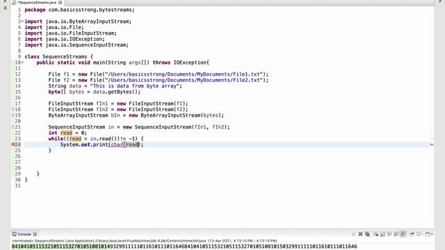 10. Sequence Stream Demo