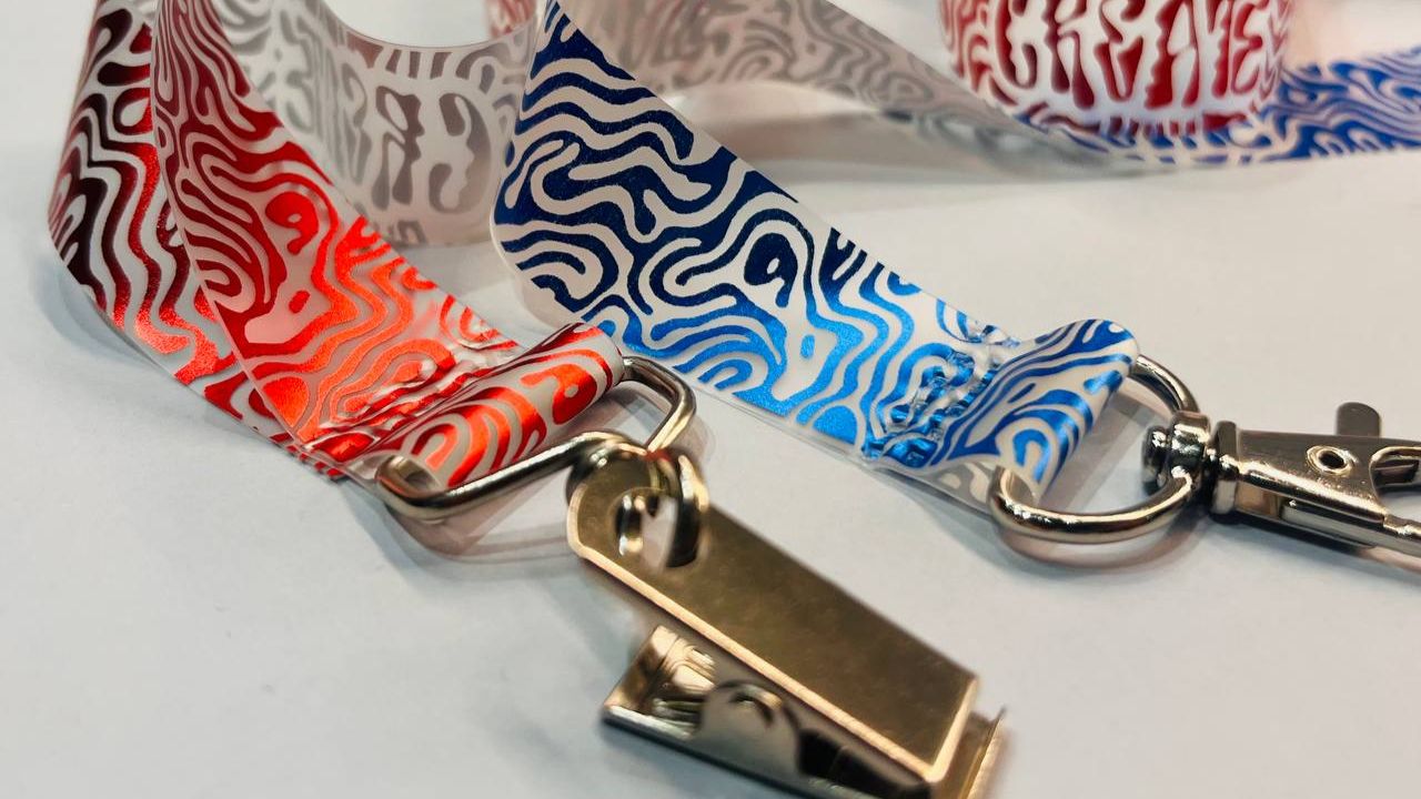 Прозрачная лента для бейджа