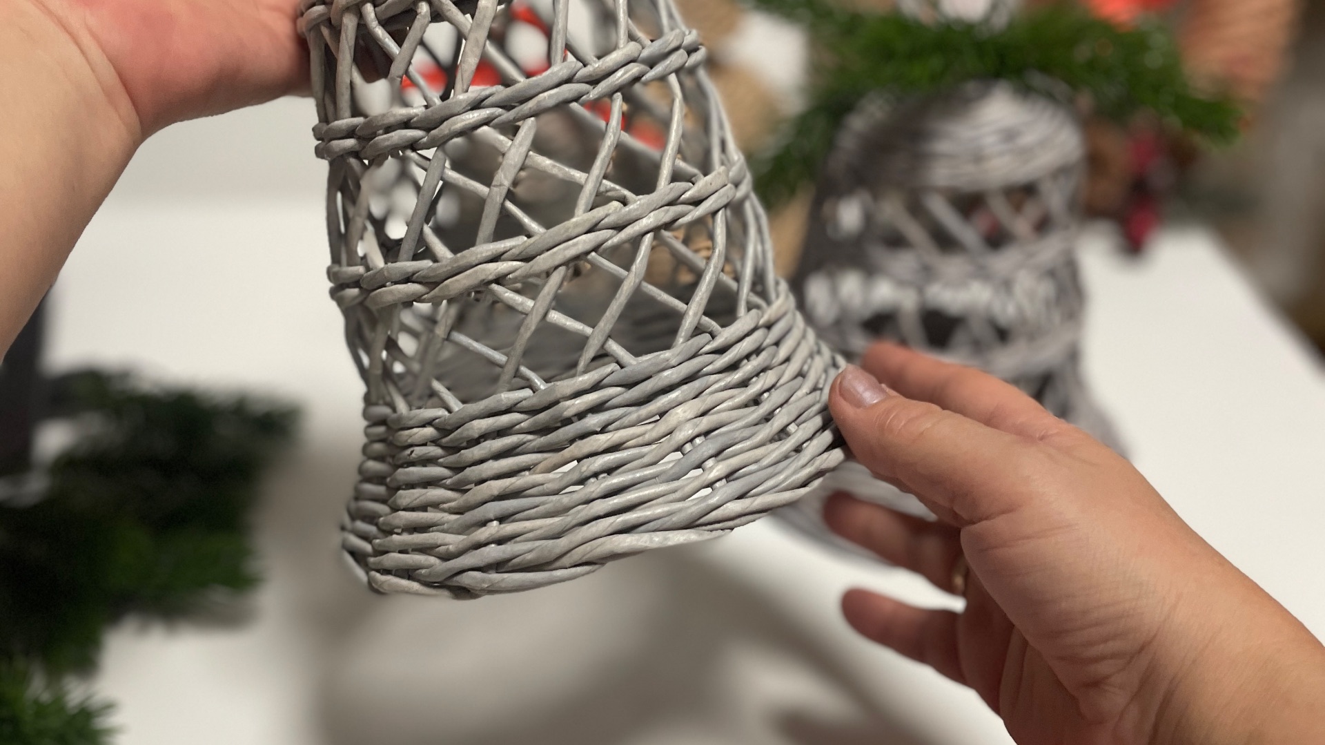 Плетеный ажурный колокольчик ч. 3