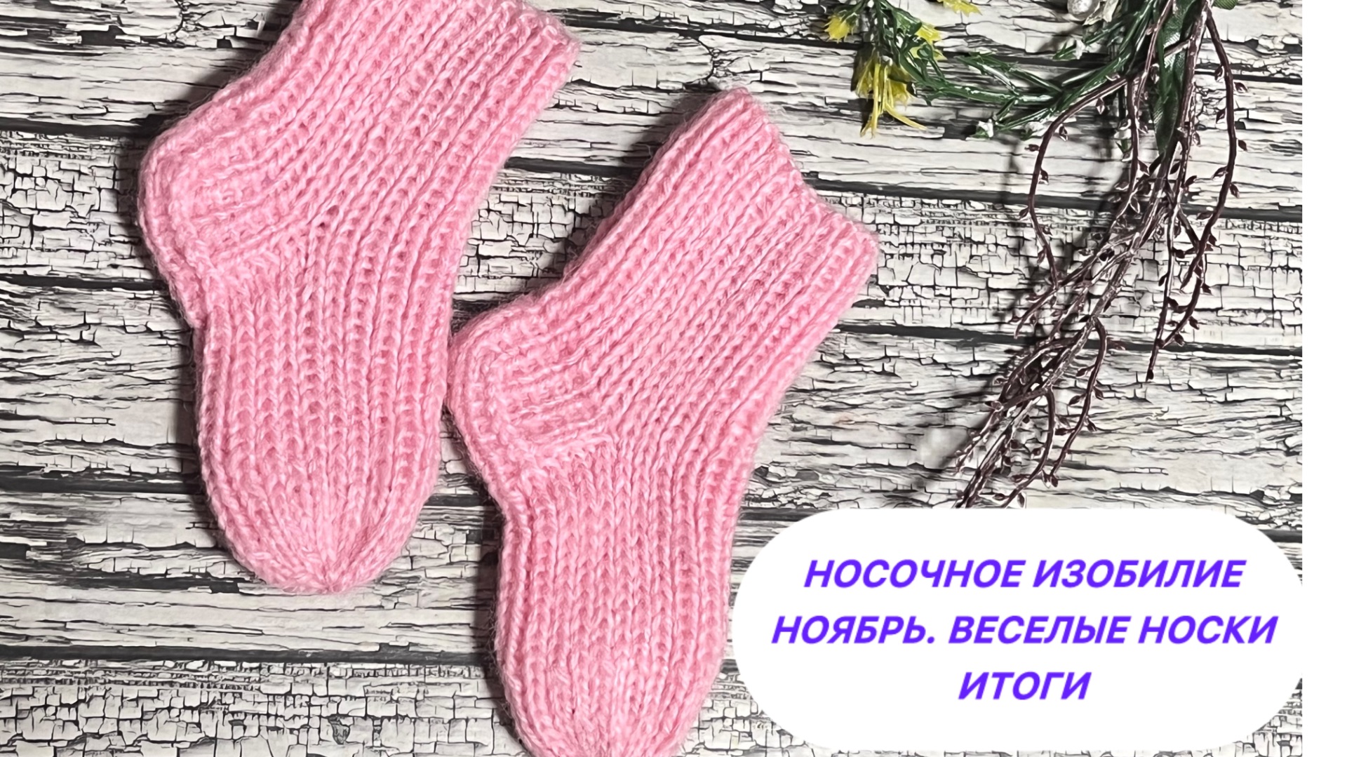 Носочное изобилие. Ноябрь. Веселые носки. Итоги проекта