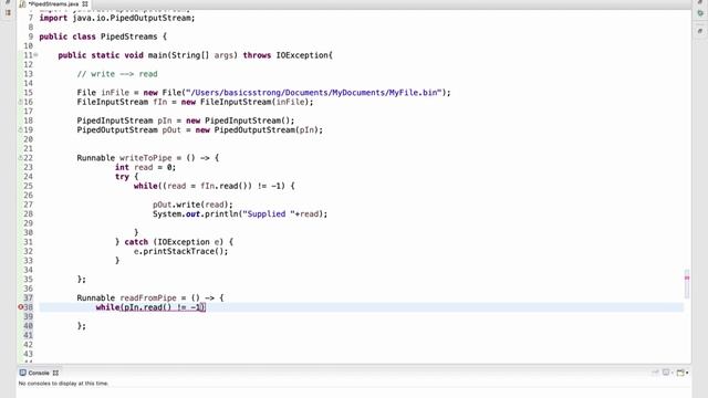 8. Piped Stream Demo