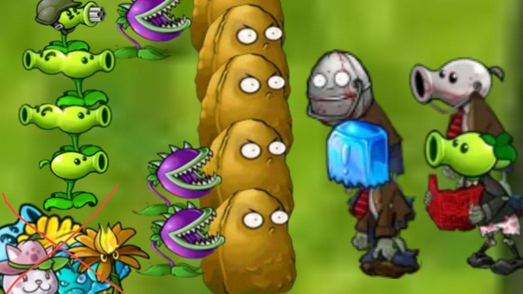 Челлендж от подписчика в pvz fusion без гибрид растений но можно гибриды из пвз1 (мрази в челлендже)