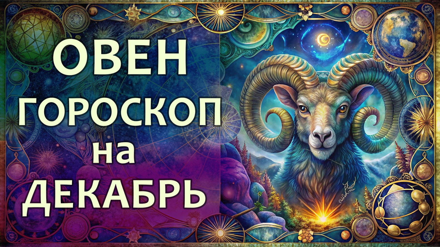 Гороскоп для Овна на декабрь 2025 года