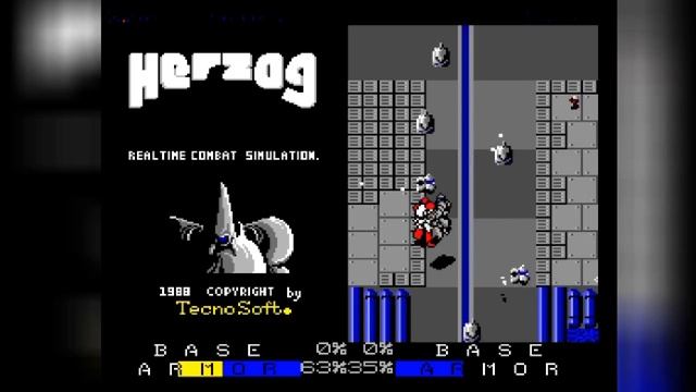 Herzog / MSX2 / ещё более подходящий кандидат на звание первой моба игры