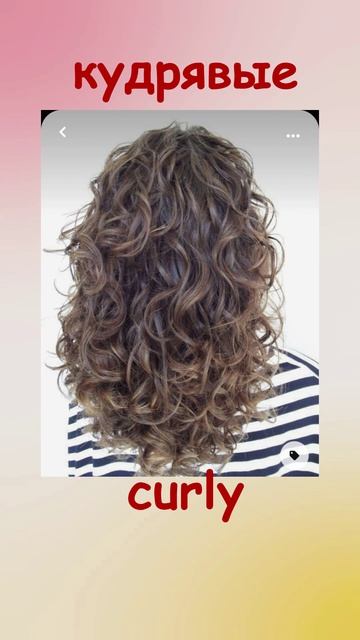 Типы волос на английском языке