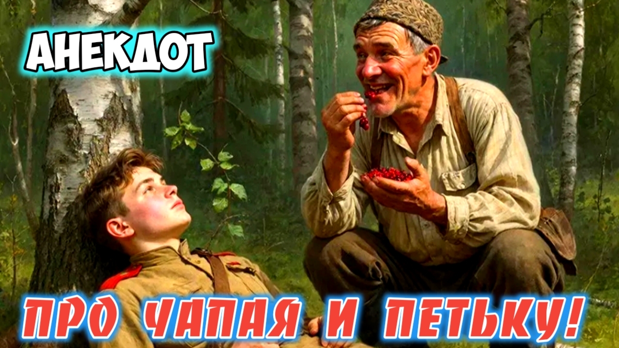 Анекдот про Чапая и Петьку!