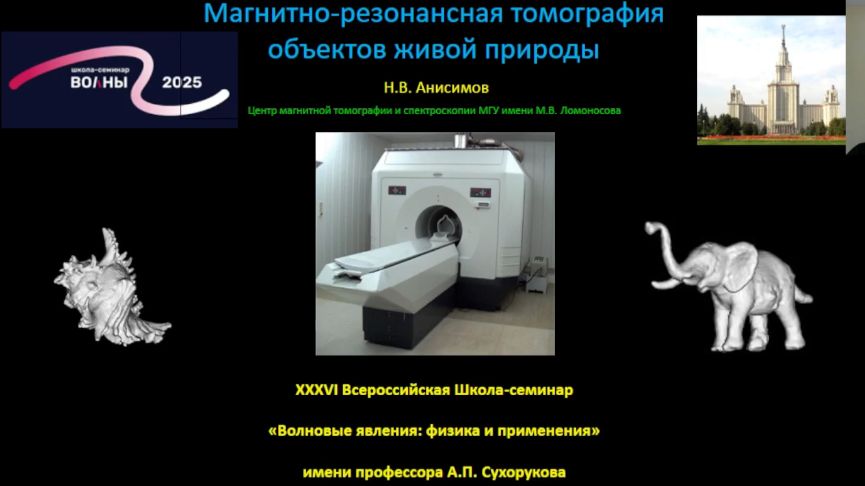 Н.В. Анисимов "Магнитно-резонансная томография объектов живой природы"