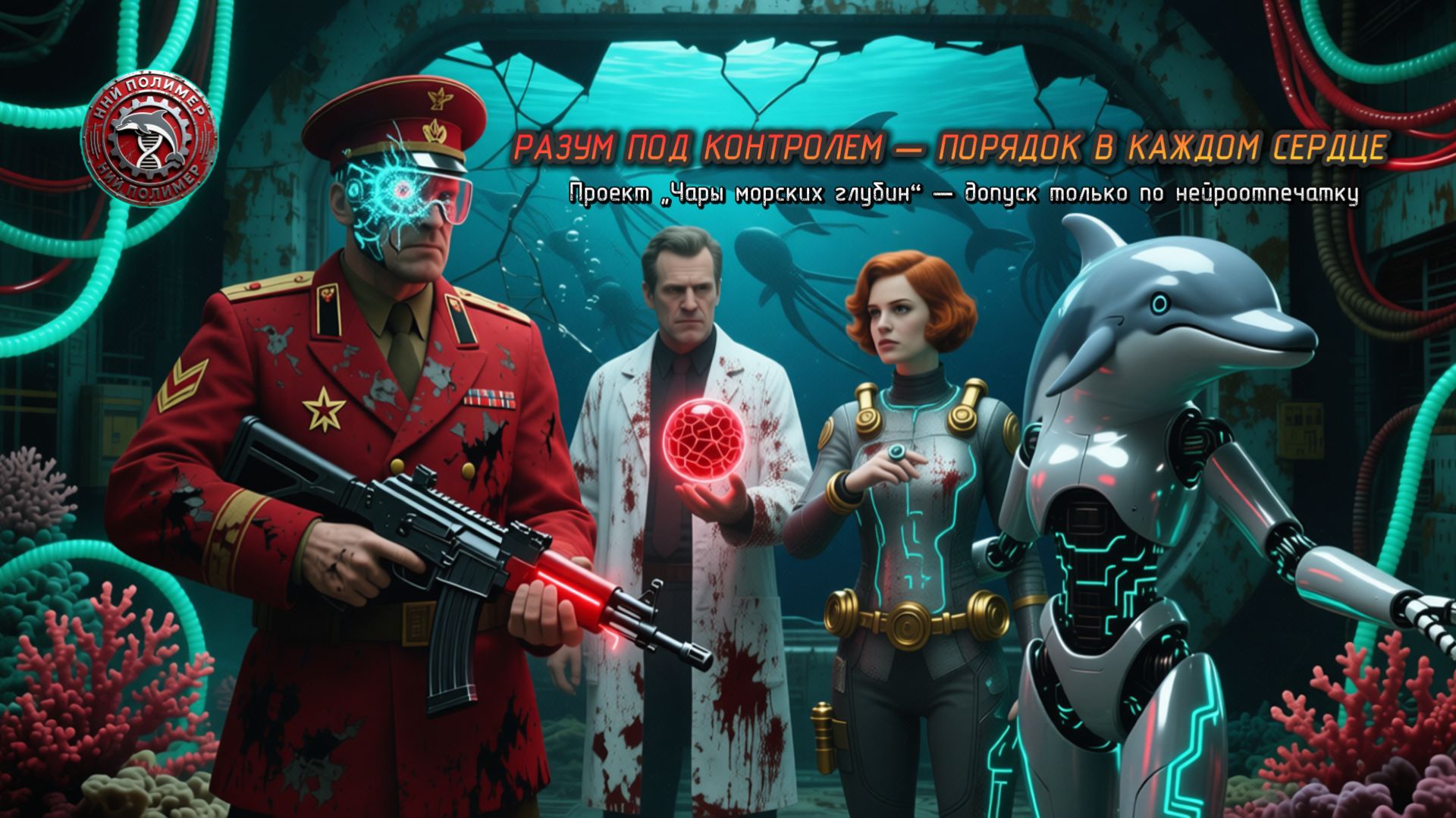 Atomic Heart Чары морских глубин ИГРОФИЛЬМ на русском!