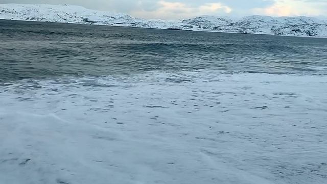 Пляж в Старой Териберке