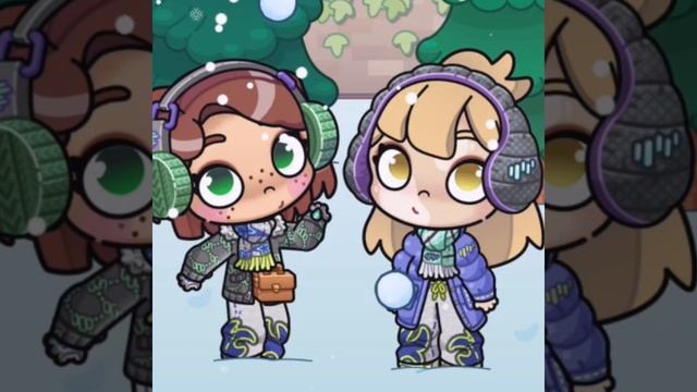 ❄ Новогодние коллаб с Аринка ✨🌟 ❄/ Рутина семья / Аватар ворлд