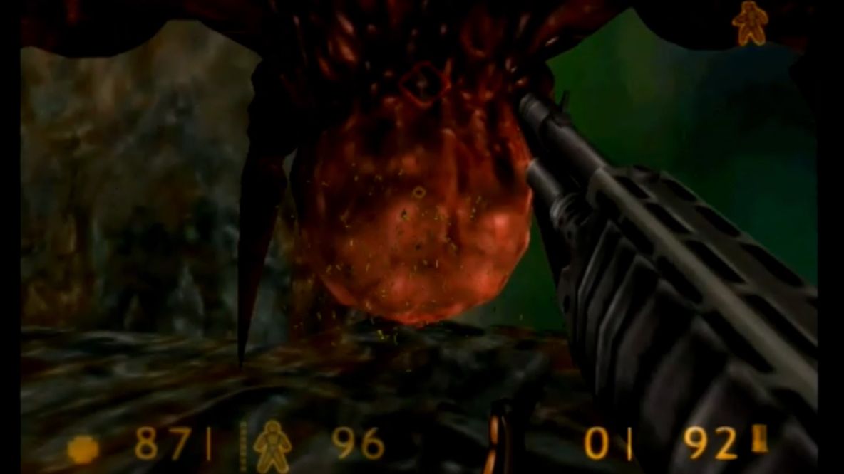 Half-Life PS2 walkthrough Part 14 - Gonarch's Lair