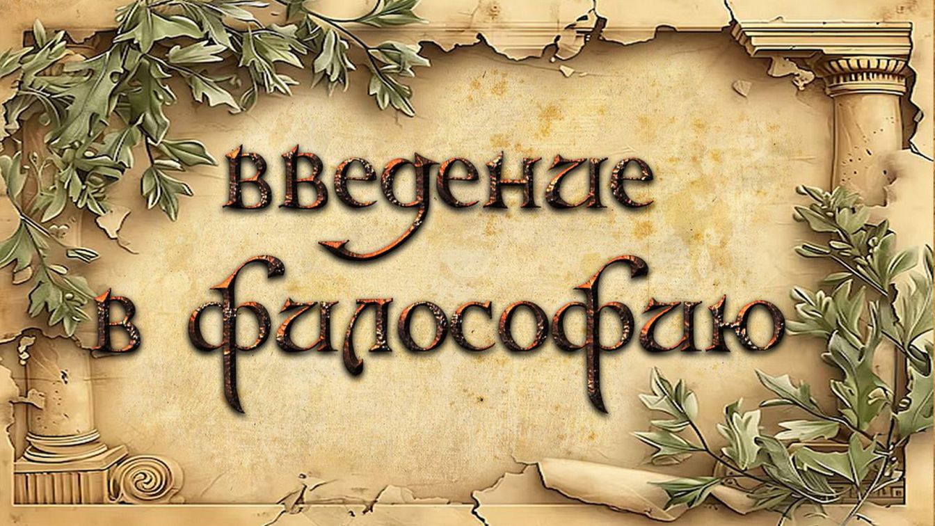 Уроки философии" 1.Введение в философию. Урок 4 (Комментарий)