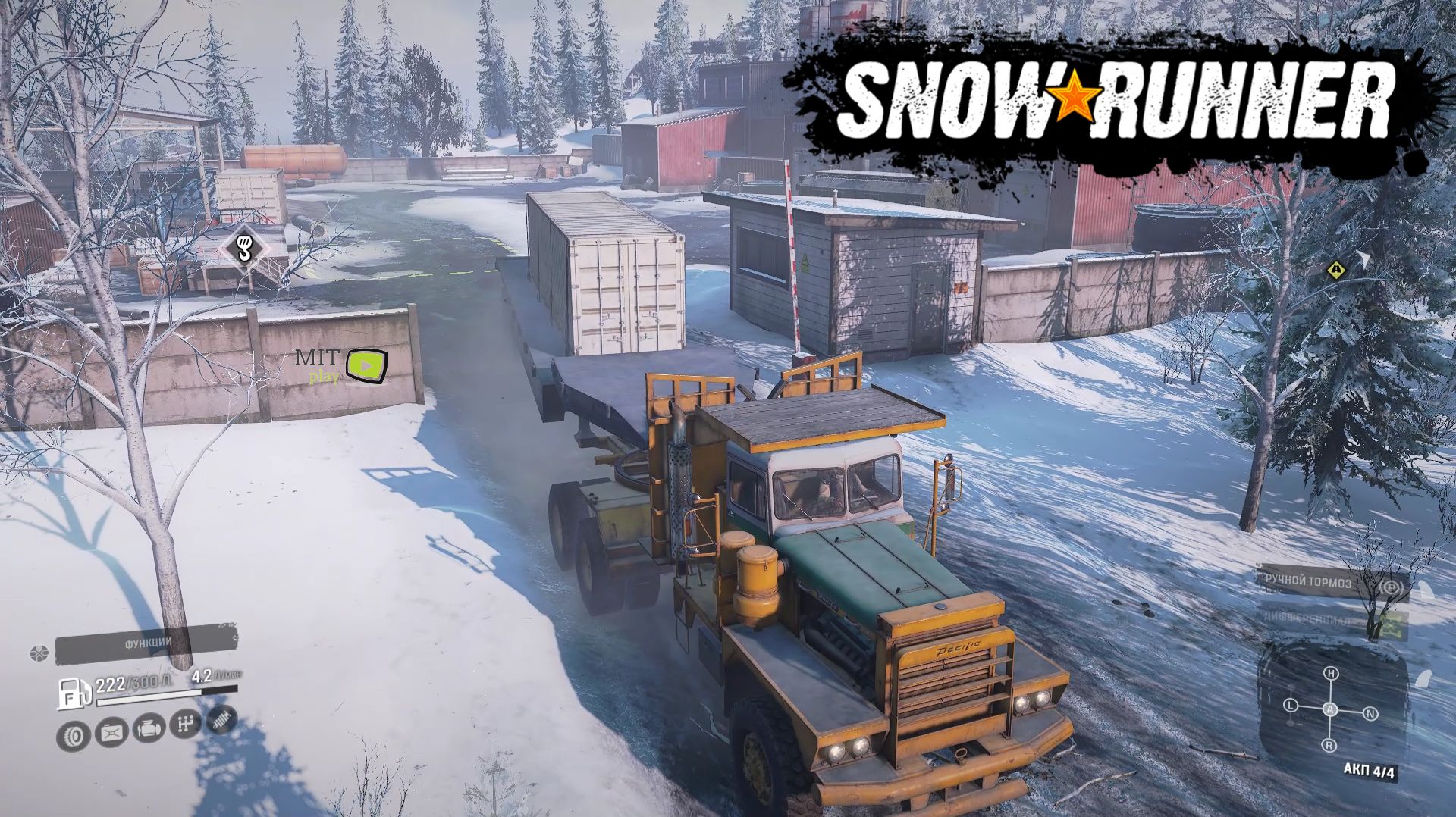 Snowrunner | Прохождение сюжетной миссии - Буровое оборудование | Logitech G29