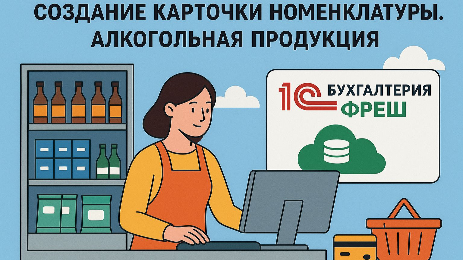 01. Создание номенклатуры. Алкоголь.