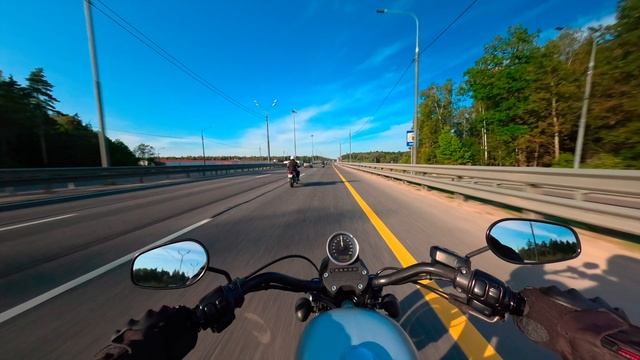 Осенний прохват на Harley Davidson Sportster 1200 Часть 3