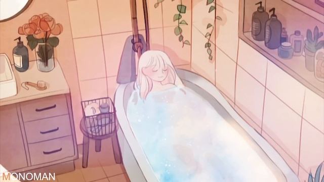 [Study Sleep Relax 💖] Bath Time - relaxing music, stress relief, insomnia, meditation monoman