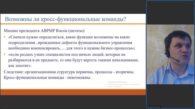 Кросс-функциональные процессы и кросс-функциональные подразделения