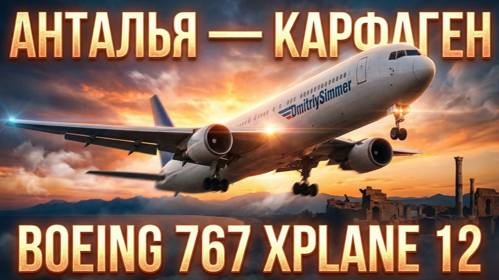 X Plane 12/ LTAI-DTTA /Flight Factor Boeing 767 SF Active Sky XP 12