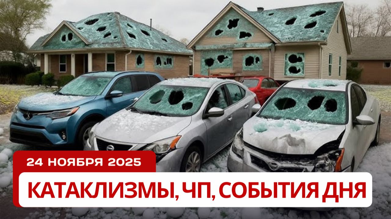 Новости Сегодня 24.11.2025 -  Катаклизмы, ЧП, События дня | Россия Китай Индия Европа США