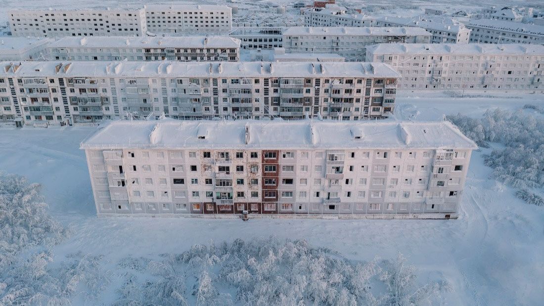 Замерзшие руины Воркутинского кольца