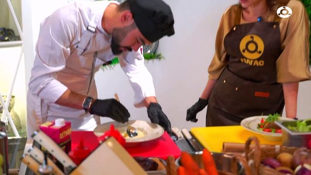 Звёздное меню. Гость программы Айна Гетагазова, готовим мясной салат и говяжьи рёбрышки.