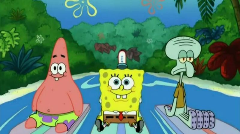 Губка Боб Квадратные Штаны: Битва за Лагуну Бикини игра мультик для детей