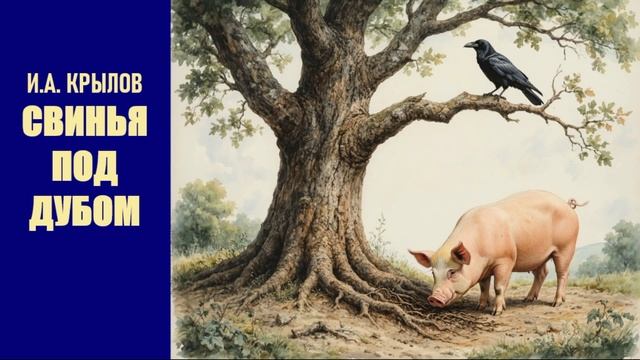 И.А. Крылов. Свинья под Дубом