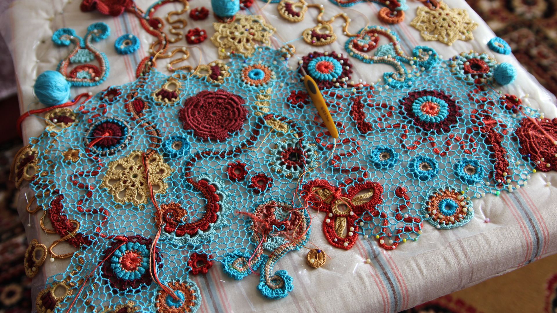 Ирландское кружево - Работа в технике ИК